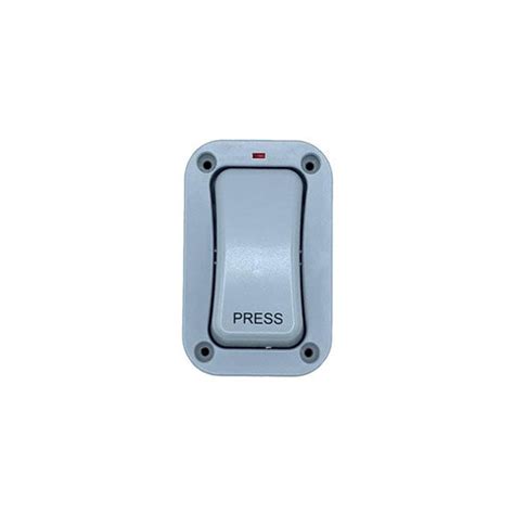 Wireless Push Button Or Wired Gate Entry Button Exterior IP55 1 Gang Style
