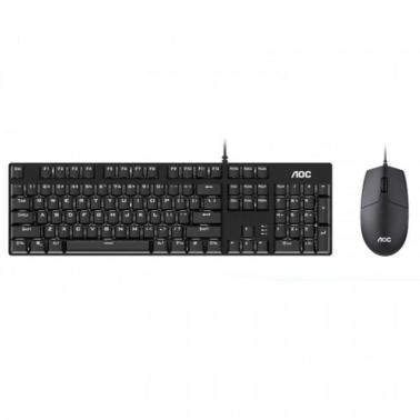 AOC GK T Office Red Switch No RGB Mechanical Keyboard MS Mouse Combo KM GK T MS