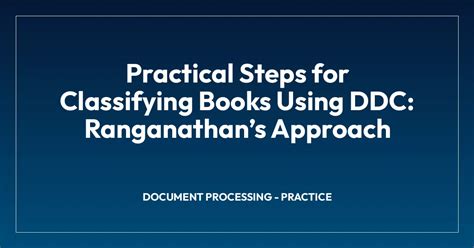 Practical Steps For Classifying Books Using Ddc Ranganathans Approach Lis Library