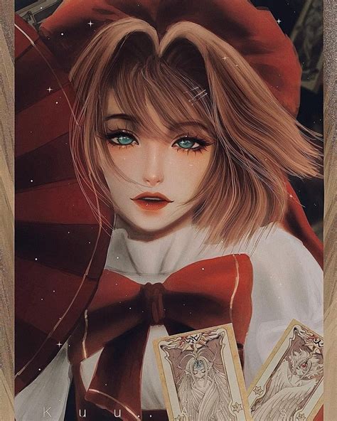 Kinomoto Sakura Watery And Firey Cardcaptor Sakura Drawn By Kuu