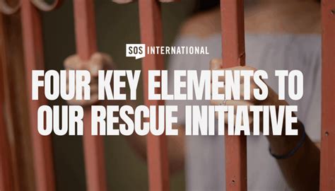 Four Key Elements To Our Rescue Initiative