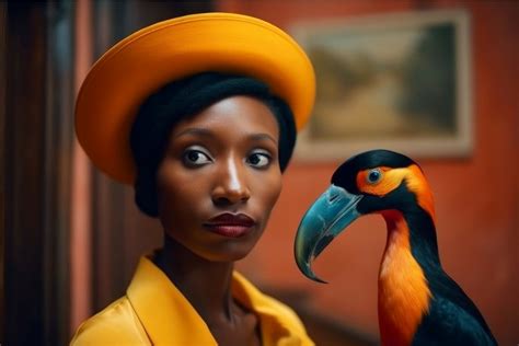 Toucan African Woman Generate Ai 3465362