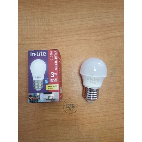 Jual Lampu Inlite Led Inb010 3watt Kuning Shopee Indonesia