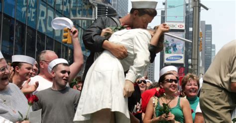 Statue Of Iconic Moment Celebrating End Of Wwii Vandalized After