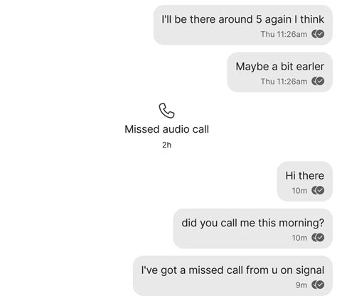 Missed Call Time Doesnt Update · Issue 5094 · Signalappsignal