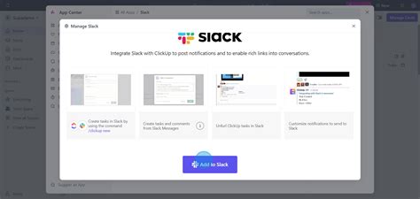 how to integrate slack with clickup