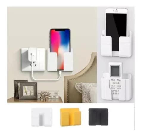 Soporte Pared Adhesivo Para Celular Control Remoto Organizar Cuotas