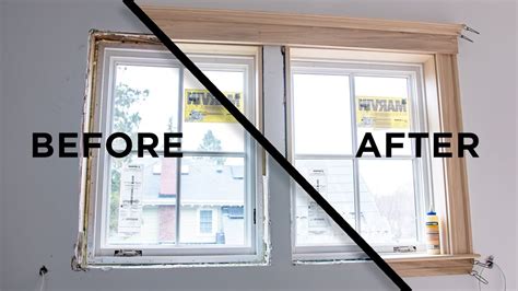 how to install window casing and interior trim youtube