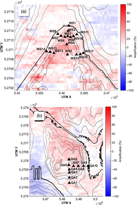 Horizontal Pgv Amplification In The Topography Model Relative To The