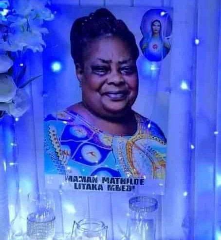 Communiqu N Crologique Levee Du Corps De Mme Mathilde Litaka Mbedi