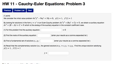 solved we consider the initial value problem 4x 2y 9xy