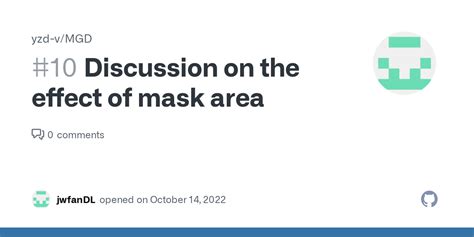 Discussion On The Effect Of Mask Area Issue Yzd V Mgd Github