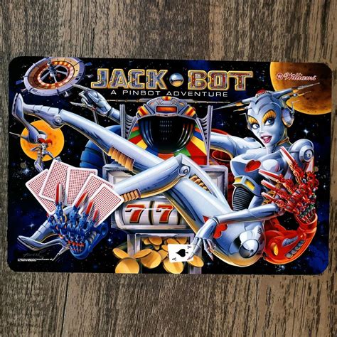 Jack Bot Arcade 8x12 Metal Wall Video Game Sign Poster Sign Junky