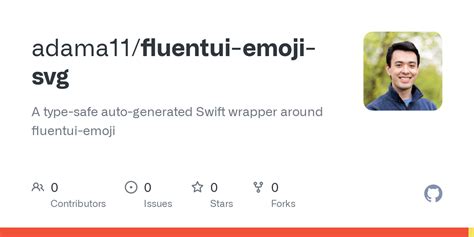 Github Adama11fluentui Emoji Svg A Type Safe Auto Generated Swift