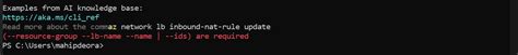 Load Balancer Inbound Nat Rule Cli · Issue 24722 · Azureazure Cli