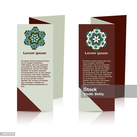 Vector Brochure Layout Design Template向量圖形及更多2015年圖片 2015年 三摺小冊子 傳單