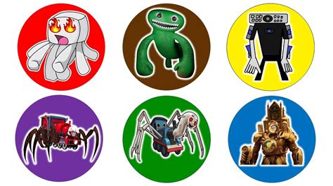 Spin Wheel Ghast Jumbo Josh Titan Projector Man Choo Choo Charles