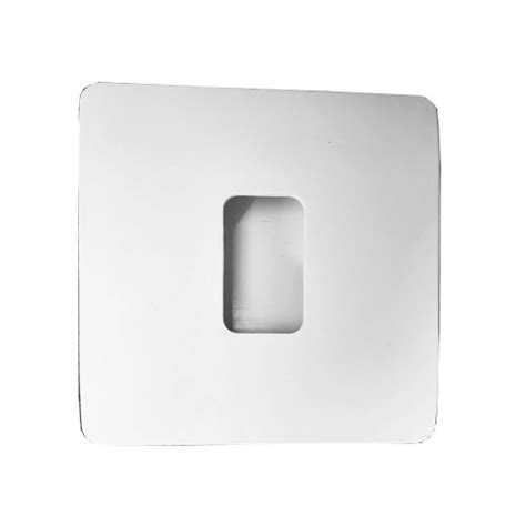 1 Gang Kinetic Switch Frame In White For Slim Grid Kinetic
