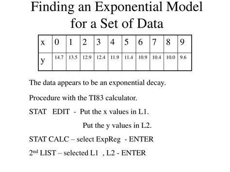 ppt 8 7 exponential and power function models 8 8 logistics model