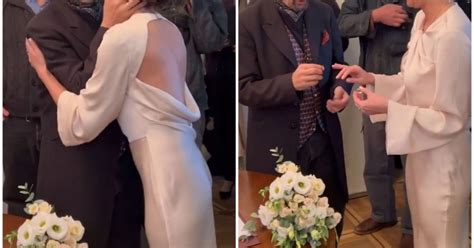 დათო ევგენიძემ და ნინო ჟვანიამ იქორწინეს კადრები საქორწინო ცერემონიიდან Marao