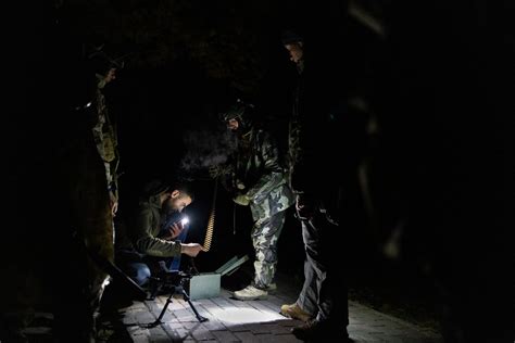 On The Dnipro River At Night Ukrainian Fighters Ambush Russian Forces