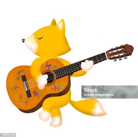 폭스와 기타 1 공연에 대한 스톡 벡터 아트 및 기타 이미지 공연 귀여운 기타 현악기 Istock
