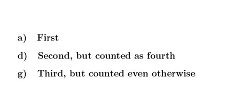 Sectioning How To Adjust The Section Numbering As In Skipping A Couple Of Section Numbers