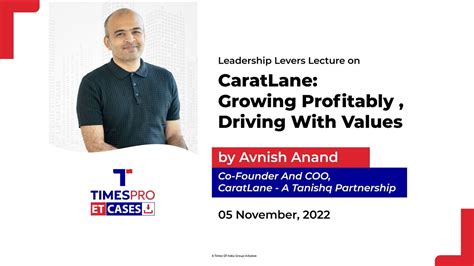 Caratlane Growing Profitably Driving With Values Timespro Youtube