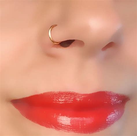 Fake Nose Ring Fake Nose Piercing Fake Nose Ring Gold Faux Nose