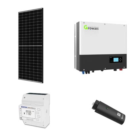 Sistem Fotovoltaic 5kw Trifazat Hibrid Invertor Ongrid Hibrid Growatt