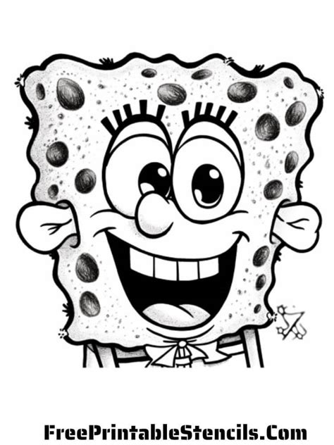 Free Printable Spongebob Stencils And Silhouettes Free Printable Stencils