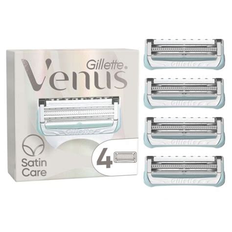 Lames De Rasoirs Poils Pubiens Satin Care Gillette La Boîte De 4