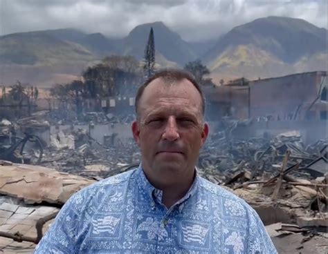Devastating Hawaii Governor Josh Green Visits Destroyed Town Of Lahaina