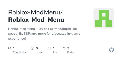 Github Roblox Modmenu Roblox Mod Menu Roblox Modmenu Unlock Extra Features Like Speed Fly