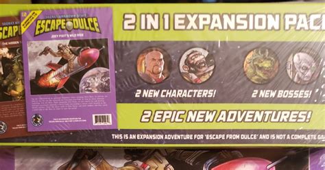 Secret Unknown Stuff Escape From Dulce 2 In 1 Expansion Board Game