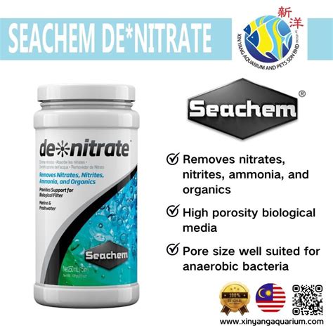 Seachem Denitrate 100ml Bagged 250ml 1l Shopee Malaysia