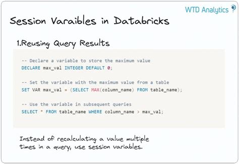 What Are Session Variables In Databricks Vishal Waghmode Posted On The Topic Linkedin