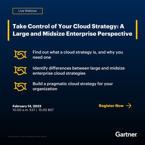 Control Your Cloud Strategy A Large And Mse Perspective Gartner