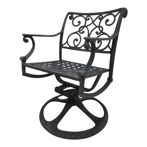 Cast Classics Landgrave Patio Swivel Lounge Chair Chairish