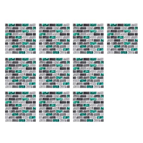 Echoyy 10pc Peel And Stick Ceramic Tile Paste 3d Lattice Ceramic Tile