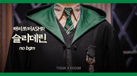 음악없는asmr 슬리데린 기숙사 드레이코 말포이의 새벽 공부🐍 검은 호수 속 습하고 어두운 판타지 앰비언스 Youtube