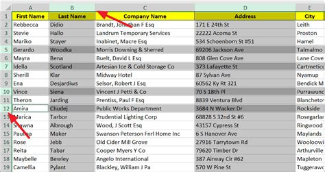 How To Select Non Adjacent Cells In Excel