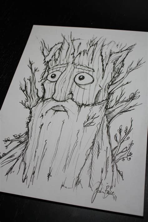 Treebeard Daily Sketch Card By Cute Death On Deviantart