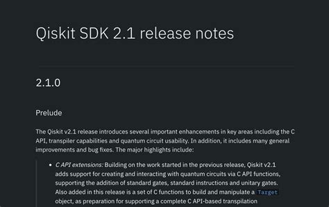 Qiskit 21 Boosts Performance Updates C Api Drops Python 39