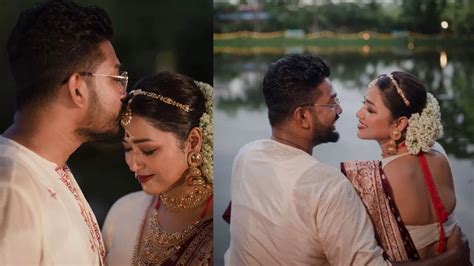 Shovan Sohini Wedding দেখা হওয়ার এক বছরে চুপিচুপি বিয়ে সোহিনী