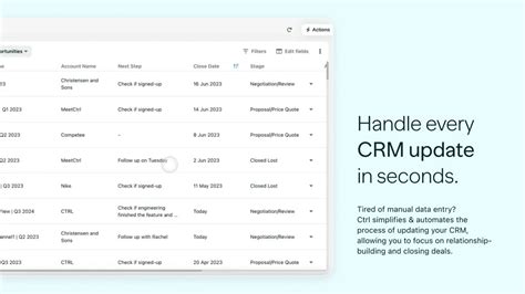 Ctrl On Linkedin Ctrl Using Ai Ctrl Simplifies And Automates Crm Updates