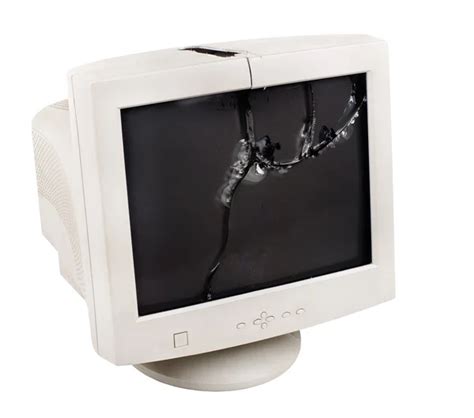 Starý crt monitor Stock fotografie 11983172