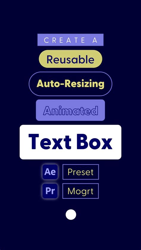 Create A Reusable Auto Resizing Text Box For Adobe After Effects And Premiere Text Motion