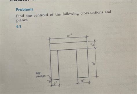 Solved Problems Find The Centroid Of The Following