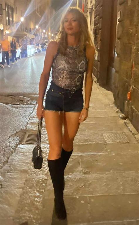 Camila Giorgi Shows A Breezy Python Demin And Super Tight Outfit